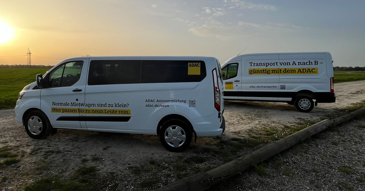 ADAC Transporter & 9-Sitzer mieten in der Land- und Agrarwirtschaft